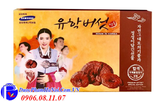 Nấm Linh Chi Bao Tử Hàn Quốc Thượng Hạng Hộp 1kG Chính Hãng